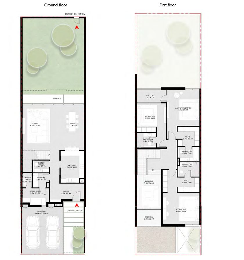 3 Bedroom Jouri Hills Townhouse - A - Arada, UAE