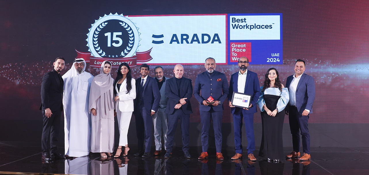 Arada tops real estate sector for second year running in Great Place to Work® UAE survey - Arada